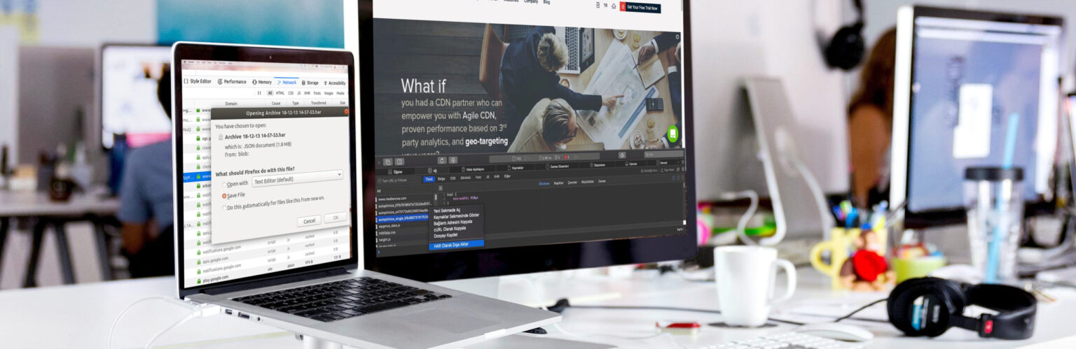 A step-by-step guide to generating a HAR file. - Medianova